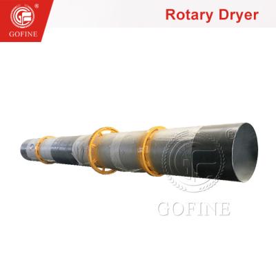 China Industrial Biomass Wood Rotary Drum Dryer Machine 380V 7.5kw for Fertilizer for sale