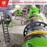China Gofine Rotary Drum Churning Fertilizer Granulator Machine 1-20 t/h Capacity with 90% Granulating Rate for sale