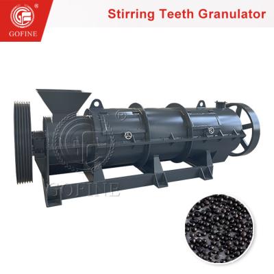 China Organic Fertilizer Granulation Machine 37kw 2-8mm Spherical Granules Stirring Teeth Granulator for sale