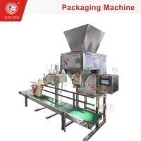 China Gofine 4-25 Stainless Steel Food Packing Machine | 300-400 Bags/Hour | 5-50kg Capacity for Sugar Salt Seasoning for sale