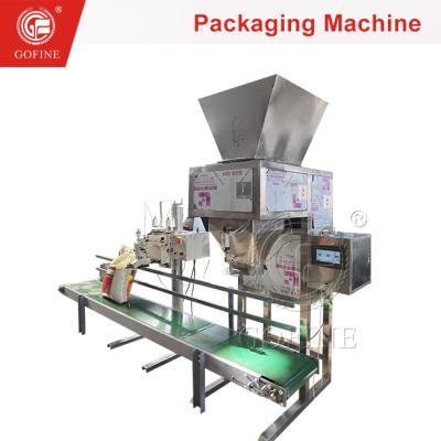 China Gofine 4-25 Stainless Steel Food Packing Machine | 300-400 Bags/Hour | 5-50kg Capacity for Sugar Salt Seasoning for sale