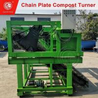China Chain Plate Composting Machine 1.8-3m Depth Organic Fertilizer Turner for Livestock Manure for sale