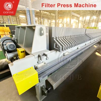 China Industrial Automatic Filter Press Machine 30mm Cake Thickness 1.5-3kW Power for Solid-Liquid Separation for sale