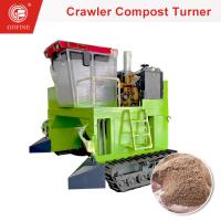 China Crawler Compost Turner Mobile Organic Fertilizer Machine 2.5-3m Windrow Width for sale