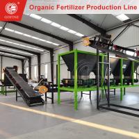 China Chicken Manure Powder Organic Fertilizer Production Line 1-2 T/H CE Certified for sale