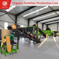 China 1-2T/H Organic Fertilizer Production Line CE Certified Automated Composting System for sale