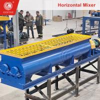 China Horizontal Fertilizer Mixer Machine 3-6t/H Capacity 7.5kW 380V Industrial Blending Equipment for sale