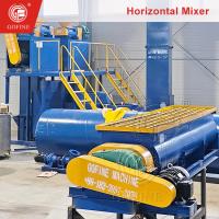 China High Speed Rotating Fertilizer Mixing Machine - 7.5 Kw Power, 3-6 t/H Capacity, 45 RPM Dual Shaft Blender for sale