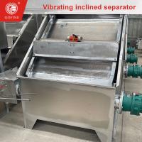 China 304 Stainless Steel Cow Dung Wet Dry Separator 11kw 600kg Solid Liquid Manure Machine for sale