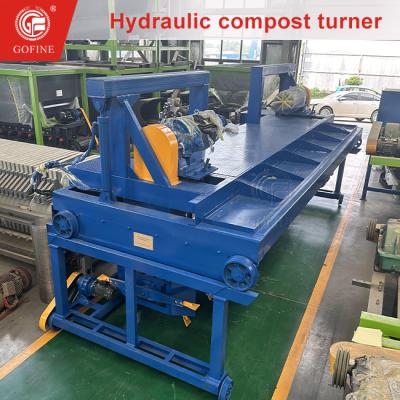 China Hydraulic Groove Type Compost Making Machine 360° Turning for Organic Fertilizer Production for sale