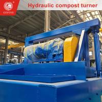 China Hydraulic Lifting Compost Mixing Machine 4m Energy Saving Compost Turner for sale