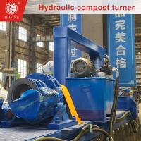 China Hydraulic Groove Type Compost Making Machine 360° Turning for Organic Fertilizer Production for sale