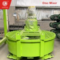 China Gofine PJ1800 Industrial Organic Fertilizer Mixing Machine 3-6 Tons/Hour Capacity 1400kg Carbon Steel Pan Mixer for sale