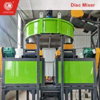 China Gofine PJ1800 Industrial Organic Fertilizer Mixing Machine 3-6 Tons/Hour Capacity 1400kg Carbon Steel Pan Mixer for sale