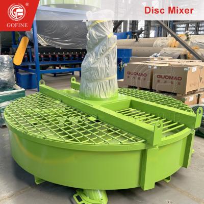 China Gofine PJ1800 Disc Mixer Fertilizer Equipment - 380V, 3-6t/h Capacity, 1400kg Weight for sale