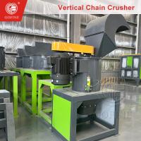 China 15kW Vertical Chain NPK Crusher for Organic Compound Fertilizer 304 Stainless Steel for sale