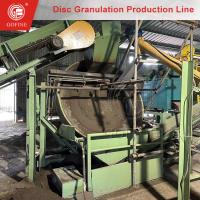 China Disc Granulator Organic Fertilizer Production Line 1-2t/H 11kw CE Certified for sale