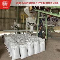 China Disc Granulator Organic Fertilizer Production Line 1-2t/H 11kw CE Certified for sale