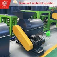 China 4t/H Cow Dung Organic Fertilizer Crusher 30kw Semi-Wet Material Pulverizer for sale
