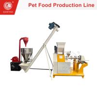 China Multifunctional Dog Food Extruder Pet Food Production Line 100-5000kg/Hour CE Certified for sale