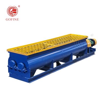 China 380V Horizontal Ribbon Fertilizer Mixer 2-8t/H Capacity with CE Certification for Industrial Applications for sale