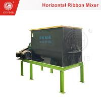 China Gofine 2-8 T/H Horizontal Ribbon Blender for Organic Compound Fertilizer Production 380V for sale