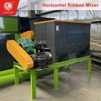 China Gofine 380V Carbon Steel Horizontal Ribbon Mixer | 2-8t/H Capacity for Fertilizer & Chemical Powder for sale