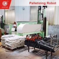 China Advanced Palletizing Robot System IRS600 for Fertilizer Production Line 800-1000 Bags/Hour for sale