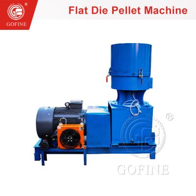China Flat Die Pellet Machine 2-8mm Columnar Particles 45kw for Organic Fertilizer Production for sale