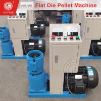 China High Working Efficiency Type Organic Fertilizer Flat Die Granulator With 1-2t/H Capacity for sale