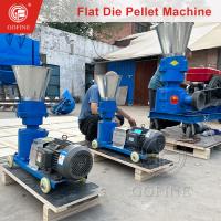 China High Working Efficiency Type Organic Fertilizer Flat Die Granulator With 1-2t/H Capacity for sale