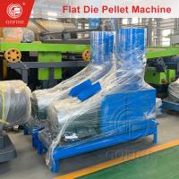China Flat Die Pellet Mill 45kw 1-2t/h Dry Extrusion Granulator for Fertilizer Feed Biomass for sale