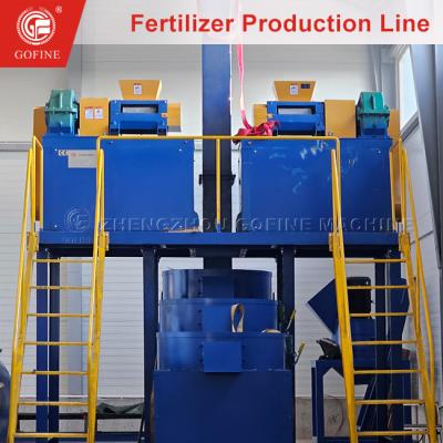 China Chemical Raw Material Crushing Powder Compound Fertilizer Pellet Machine for sale