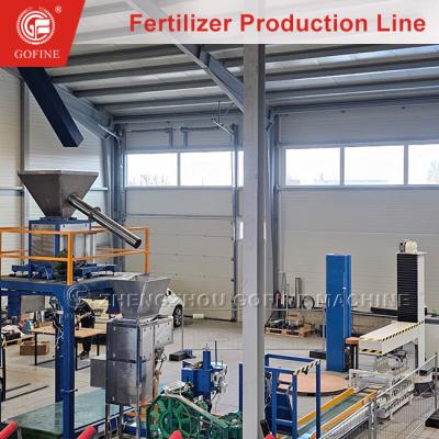 China Dry Granulation Water Soluble Fertilizer Processing Line 3-5T/H PLC Control for sale