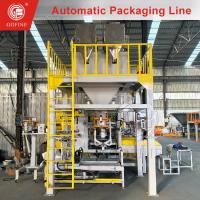 China Customizable Powder Granule Packaging Line Horizontal Flow Wrapper 25-50kg 300-600 Bags/hr for sale