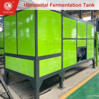 China Horizontal Organic Fertilizer Fermentor 15m³ 7-Day Fermentation Cycle High Moisture Waste Treatment for sale