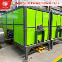 China Horizontal Organic Fertilizer Fermenter 15 m³ CE High Temperature Aerobic Fermentation for sale