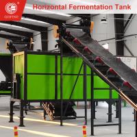 China Horizontal Organic Fertilizer Fermenter 15 m³ CE High Temperature Aerobic Fermentation for sale