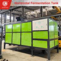 China Horizontal Organic Fertilizer Fermenter 15 m³ CE High Temperature Aerobic Fermentation for sale