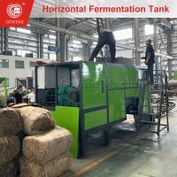 China Horizontal Organic Fertilizer Fermenter 15 m³ CE High Temperature Aerobic Fermentation for sale