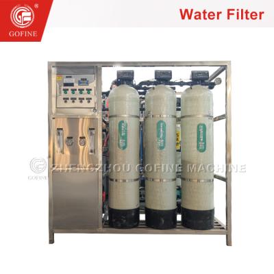 China Gofine GFRO-250 Reverse Osmosis Water Filter System with 1 Ton Capacity and 0.0001μm Filtration for sale