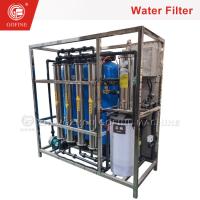 China Gofine GFRO-250 Automatic Backwash Industrial RO Water Filter System - 1 Ton/Hour Capacity, 0.0001μm Filtration for sale