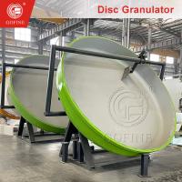 China Industrial Organic Fertilizer Granulator Machine with 2200-3200mm Disc Diameter and 0.8-6 t/h Capacity for sale