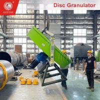China Industrial Organic Fertilizer Granulator Machine with 2200-3200mm Disc Diameter and 0.8-6 t/h Capacity for sale