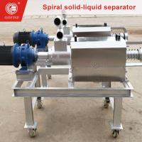 China 10-20 m3/h Cow Dung Dewatering Machine 1500×1400×1050mm with 4-5.5 kW Motor for Organic Fertilizer Production for sale