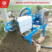 China 10-20 m3/h Cow Dung Dewatering Machine 1500×1400×1050mm with 4-5.5 kW Motor for Organic Fertilizer Production for sale