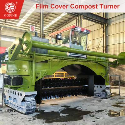 China Crawler Type Organic Waste Processor with Film Cover System CE Certified for sale