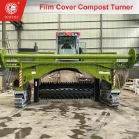 China Crawler Compost Turner with Film Covering System for Organic Fertilizer Production 4-2 for sale