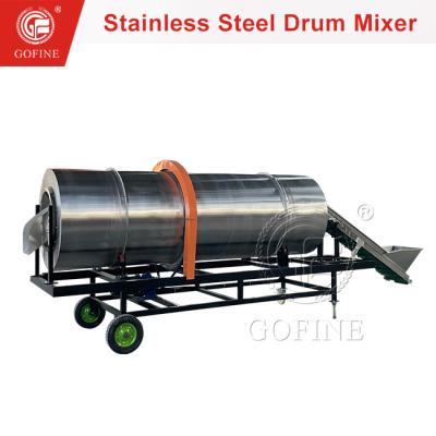 China Stainless Steel Tumbler Mixer 1/3 Volume Effective Stirring for Powder Granules for sale