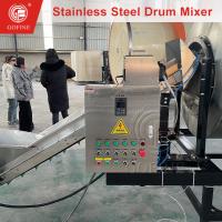 China Stainless Steel Drum Mixer 200L Rotation Stirring for Powder Granules CE Certified for sale
